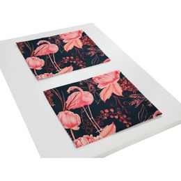 Platzset Adam, B:40cm L:50cm, bunt, Obermaterial: 100% Baumwolle, Platzsets, "Eden", GOTS organic,zertifiziert durch CERES 0242Made in Germany