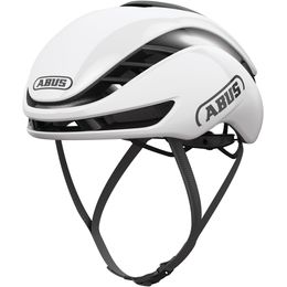 Fahrradhelm Abus "GAMECHANGER 2.0" Gr. S, wei&szlig; (shiny wei&szlig;), Helme, S Kopfumfang: 51cm - 55cm