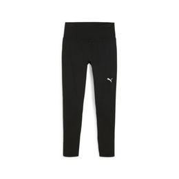 Puma Damen Trainingstights "SHAPELUXE SEAMLESS HW FL TIGHTS", schwarz, Gr. XS, unifarben, Obermaterial: 92% Polyamid, 8% Elasthan, Hosen