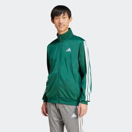 Herren Trainingsjacke "M 3S TR TT", gr&uuml;n, Gr. XL, adidas Sportswear, Obermaterial: 100% Polyester, Jacken
