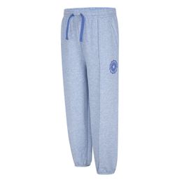 Converse M&auml;dchen Jogginghose "CNVG VARSITY RELAXED JOGGER", blau, Gr. 122, Obermaterial: 60% Baumwolle, 40% Polyester, Hosen, f&uuml;r Kinder