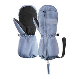 Reusch Kinder F&auml;ustlinge "Moritz Mitten"blau, anthrazit, Gr. 3, mehrfarbig, 50% Polyester, 30% Polyamid, 20% Polyurethan, Handschuhe, mit w&auml;rmender