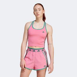 Damen Tanktop "HYGLM TK Q2", grün, Gr. XL, adidas Performance, Obermaterial: 83% Polyester, 17% Elasthan, Tops