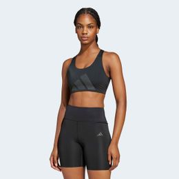 Damen Sport-BH "PWI HIIT MS", adidas Performance, Gr. S, schwarz, Obermaterial: 70% Polyamid, 30% Elasthan, BHs