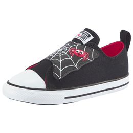 Converse M&auml;dchen Sneaker "CHUCK TAYLOR ALL STAR ONE STRAP", Gr. 20schwarz, wei&szlig;, rot, Textil, Schuhe