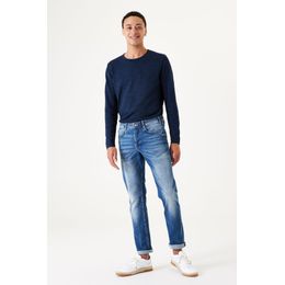Garcia Herren 5-Pocket-Jeans "Rocko", blau, Gr. 30, Denim/Jeans, Obermaterial: 98% Baumwolle, 2% Elasthan, Jeans, in verschiedenen Waschungen