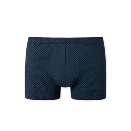 Schiesser Herren Boxershorts "Cotton Casual", Gr. 4, blau, Single Jersey, Obermaterial: 95% Baumwolle, 5% Elasthan, Unterhosen, ohne Eingriff,