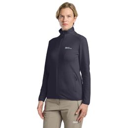Jack Wolfskin Damen Fleecejacke "0", grau, Gr. XXL, Obermaterial: 92% Polyester, 8% Elasthan, Jacken, Atmungsaktiv, leicht, &Uuml;bergangsjacke