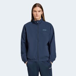 Herren Trainingsjacke "WOVEN TT", blau, Gr. L, adidas originals, Obermaterial: 90% Polyamid, 10% Elasthan, Jacken