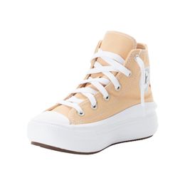 Converse Mädchen Sneaker "CHUCK TAYLOR ALL STAR MOVE PLATFORM", Gr. 27, weiß, Textil, Schuhe