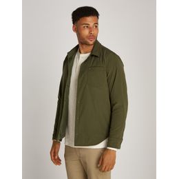 Tommy Hilfiger Herren Hemdjacke "LW PACKABLE SHIRT JACKET", gr&uuml;n, Gr. M, unifarben, Web, Obermaterial: 100% Polyester, Jacken, mit Brusttasche