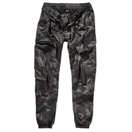Brandit Herren Cargohose "Brandit Herren Ray Vintage Trousers"schwarzcamouflage, Gr. XL, unifarben, 98% Baumwolle, 2% Elasthan, Hosen