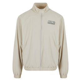 Karl Kani Damen Trainingsjacke "Karl Kani Sport Patch Essential Trackjacket"sand, Gr. L, unifarben, 100% Polyamid, Jacken