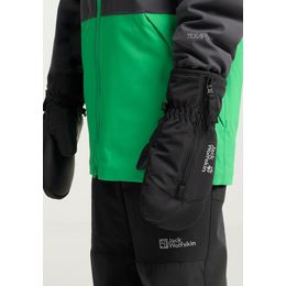 Jack Wolfskin Mädchen Fäustlinge "EASY ZIP MITTEN K", schwarz, Gr. 104, Oberstoff: 100% POLYESTER; Kontrastmaterial 1: 100% POLYESTER; Füllung 1: