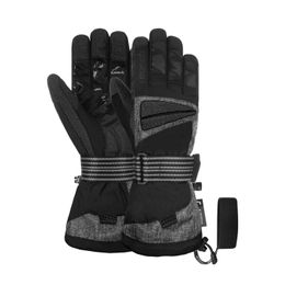 Reusch Damen Skihandschuhe "Sweeber III R-TEX XT", schwarz, Gr. 8,5, mehrfarbig, 45% Polyester, 38% Polyamid, 2% Lederimitat, 1% Elasthan,