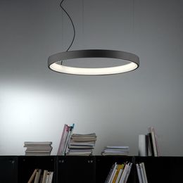 Martinelli Luce Lunaop Pendelleuchte, LED, 40001/2700/NE+40013/NE,