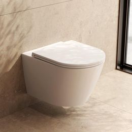 Artiviana Allegro Wand-WC mit AquaSpin, T04WH011BIWH+T04WH011BIWHS,