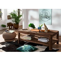 Couchtisch Sheesham 120x70x45 rot-braun gebeizt TORONTO #105
