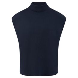 Peter Hahn - Pullunder, blau, Gr. 36 / S - Schurwolle