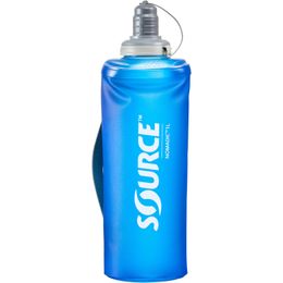 SOURCE Nomadic foldable bottle 1 Liter Trinkflasche - Gr&ouml;&szlig;e Einheitsgr&ouml;&szlig;e - blau