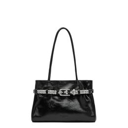 Liebeskind Berlin Schultertasche 'Nori' Damen Gr&ouml;&szlig;e One Size grau / schwarz