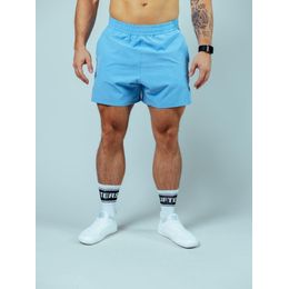 Lifters Sporthose 'Raw Gym Shorts - Short Cut' Herren Gr&ouml;&szlig;e S himmelblau