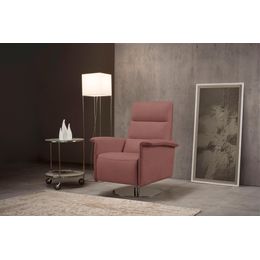 Sessel Egoitaliano "Kelly Designsessel, Clubsessel & Relaxsessel, bequem, zeitlos elegant", braun (cedar wood), B:83cm H:105cm T:92cm, Sessel, Sessel, drehbar, manuelle Relaxfunktion mit Push-Back-Mechanismus