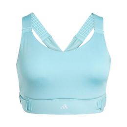 adidas Performance Sport-BH 'FastImpact Luxe' Damen Größe 4XL hellblau