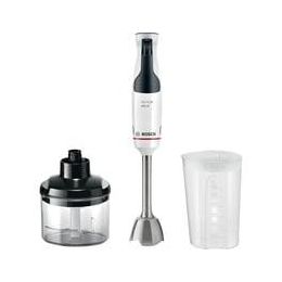 Bosch Stabmixer ErgoMaster MSM4W220 Serie 4 wei&szlig;/edelstahl, 600 Watt, mit Zerkleinerer