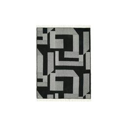 Musterring Plaid schwarz Synthetik Ma&szlig;e (cm): B: 140 H: 2 Accessoires > Decken > Plaids &raquo; Sofa DE