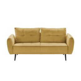 Smart Einzelsofa Tori gelb Ma&szlig;e (cm): B: 202 H: 92 T: 89.0 Sofas > Sofas nach Material > Stoffsofas &raquo; Sofa DE