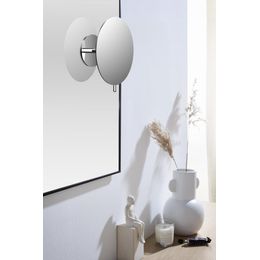 Emco Kosmetikspiegel round mit Emco glue system, 3-fach, rund D: 200 mm, chrom, 109400138 109400138