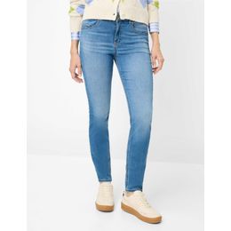Brax Damen Five-Pocket-Hose Style SHAKIRA USED LIGHT BLUE, denim hellblau, Gr. 36