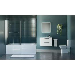 Ideal Standard Waschtisch Eurovit, 1 Hahnloch, mit &Uuml;berlauf, E066901