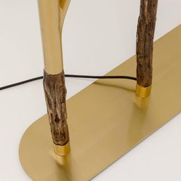 KARE Stehleuchte Twig, gr&uuml;n/gold, 154 cm, E27