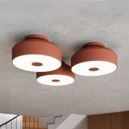 Deckenleuchte CLARO, ocker, &Oslash; 30 cm, Metall, 4 x E27