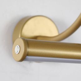 Searchlight LED-Akku-Wandlampe Vigo, goldfarben, Breite 30 cm, Metall