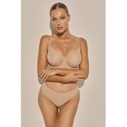 Kinga B&uuml;gel-BH "Clara" in Beige - 35% | Gr&ouml;&szlig;e 75C | Damen-bhs