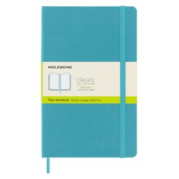 Moleskine Blanko Notizbuch in Türkis - (B)13 x (H)21 cm - 12% | Buero-schulbedarf