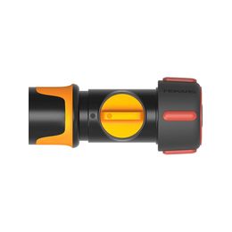 Fiskars Schlauchanschluss "QuickHoseConn" in Schwarz/ Orange - 11% | Gartendekoration