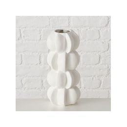 Boltze Vase ''Meritt'' in Weiß - (H)25,5 x Ø 11,5 cm - 21% | Kerzen-vasen