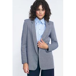 Nife Blazer in Blau/ Wei&szlig; - 73% | Gr&ouml;&szlig;e 40 | Damenjacken