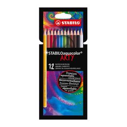 Stabilo Aquarell-Buntstifte "Stabiloaquacolor - ARTY" - 12 Stück - 10% | Schulzubehoer