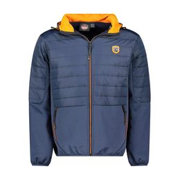 Geographical Norway Softshelljacke "Tennis" in Dunkelblau/ Orange - 68% | Gr&ouml;&szlig;e XL | Herren-outdoorjacken