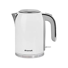 Brandt Wasserkocher in Wei&szlig;/ Silber - 1,7 l - 10% | Kuechengeraete