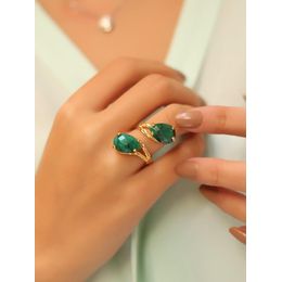 Pierres delicates Vergold. Ring mit Edelsteinen - 72% | Schmuck