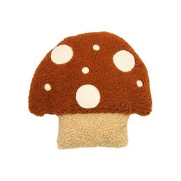 The Wild Hug Kissen "Mushroom" in Rot/ Beige - (B)24 x (H)25 cm - 32% |