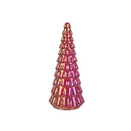 Clayre & Eef Clayre & Eef Dekofigur "Weihnachtsbaum" in Pink/ Orange - (H)26 x &Oslash; 11 cm - 25% | Dekofiguren
