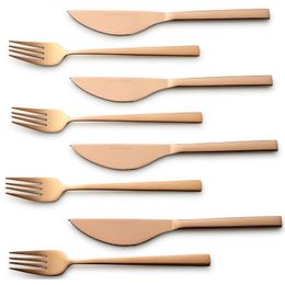 ECHTWERK Besteck-Set &raquo;Angelini&laquo; f&uuml;r Pizza, Quiche, Flammkuchen kupferfarben