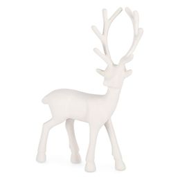 Bizzotto Dekofigur "Reindeer" in Wei&szlig; - (H)28,5 cm - 10% | Dekofiguren